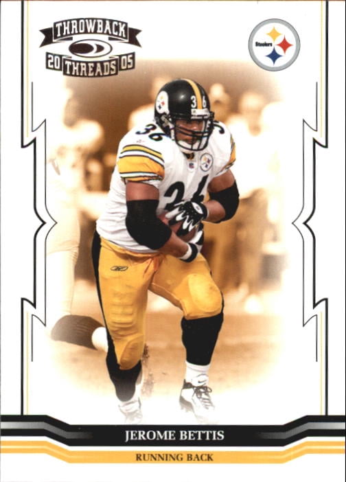 2005 Throwback Threads #119 Jerome Bettis NFL Football Trading Card ...