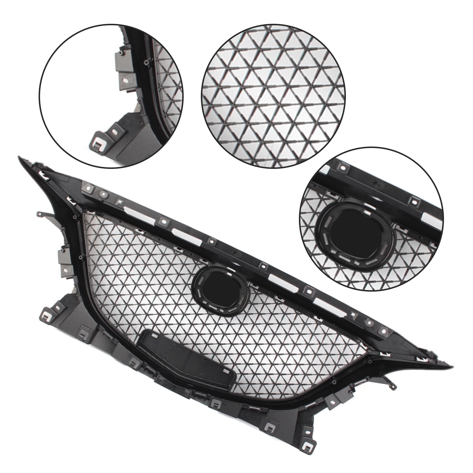 Buy Grill Inserts Front Bumper Grille Fits for Mazda 3 Sedan 4-Door ...