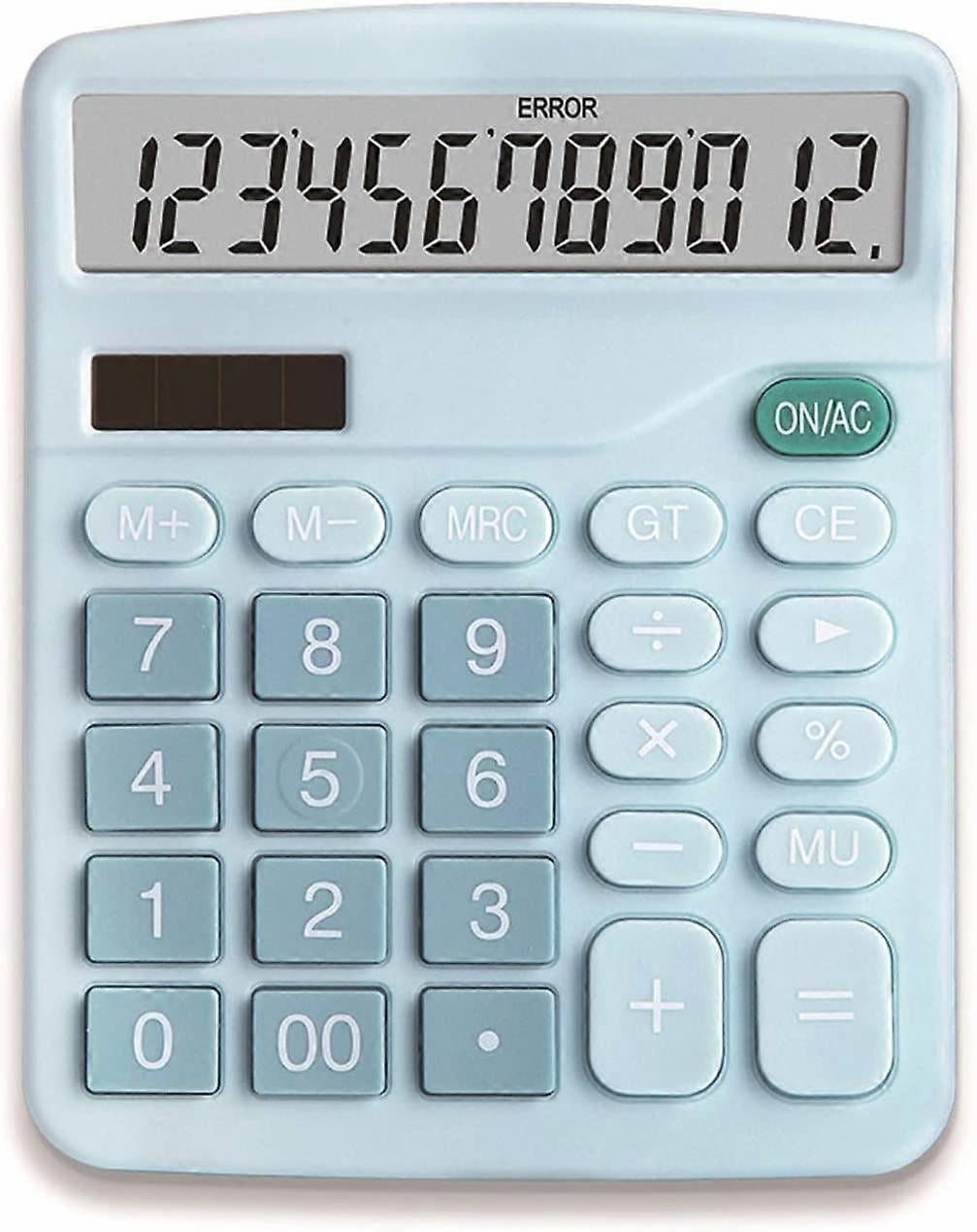 Calculadora YOUHO, calculadora electrónica de 12 bits con batería solar ...