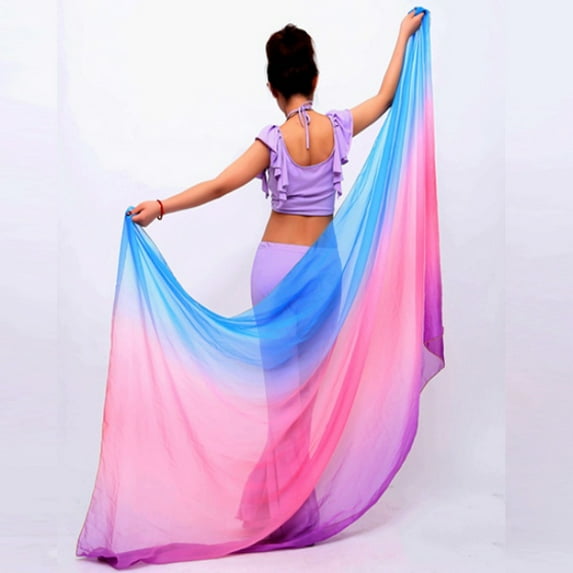 Chiffon Belly Dance Shawl Veil Scarf Lightweight Scarf Perfect for ...