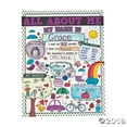 Fun Express, Color Your Own Doodle All About Me Poster, 30 pcs ...