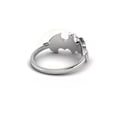 Batman Halloween Ring, Skull Ring, Womens Classic Diamond Ring, 1.50 Ct ...