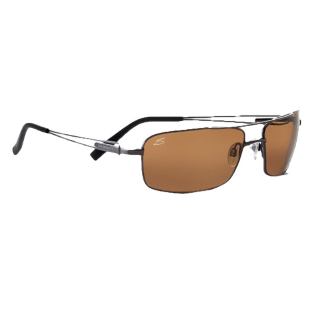 Serengeti Dante 63mm Rectangle Polarized Drivers Sunglasses (Shiny ...