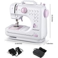 VIFERR Mini Sewing Machine for Beginners, Kids, 12 Built-in Stitches ...