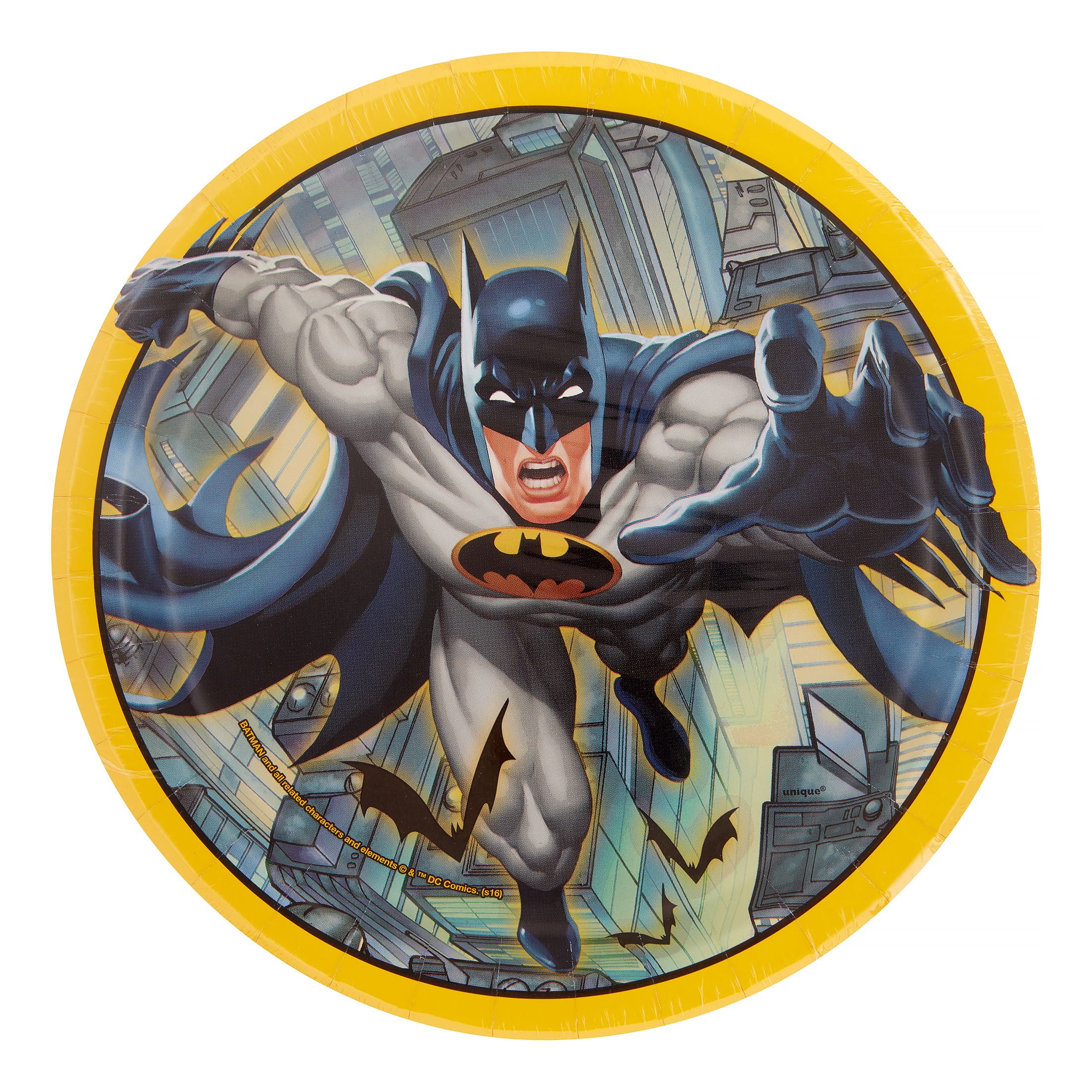 Batman Round Dinner Plates, Round, 9", 8 Ct - Walmart.com