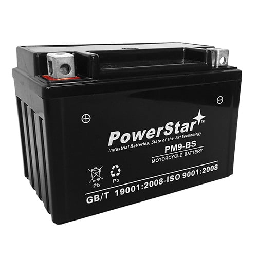 Powerstar PM9-12L Motorcycle Battery - Walmart.com