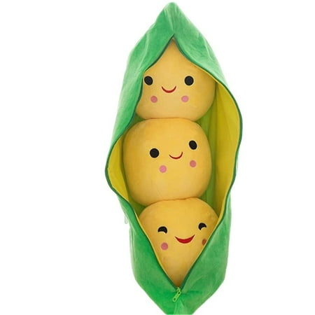 50cm Giant Peas In A Pod Plush Toy Pea Pod Pillow Cute Pea Stuffed Toys ...
