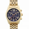 Michael Kors Women's Layton MK5959 Gold Stainless-Steel Quartz Watch ...