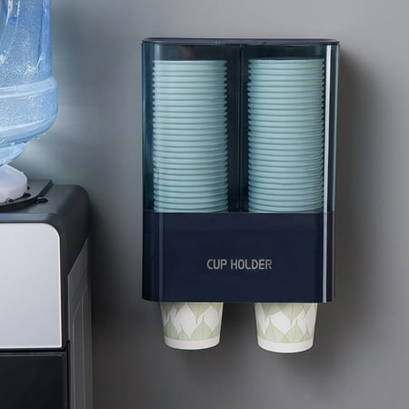 Wall Mounted Shelf Paper Cup Holder Automatic Head Cover Coffee Water ...
