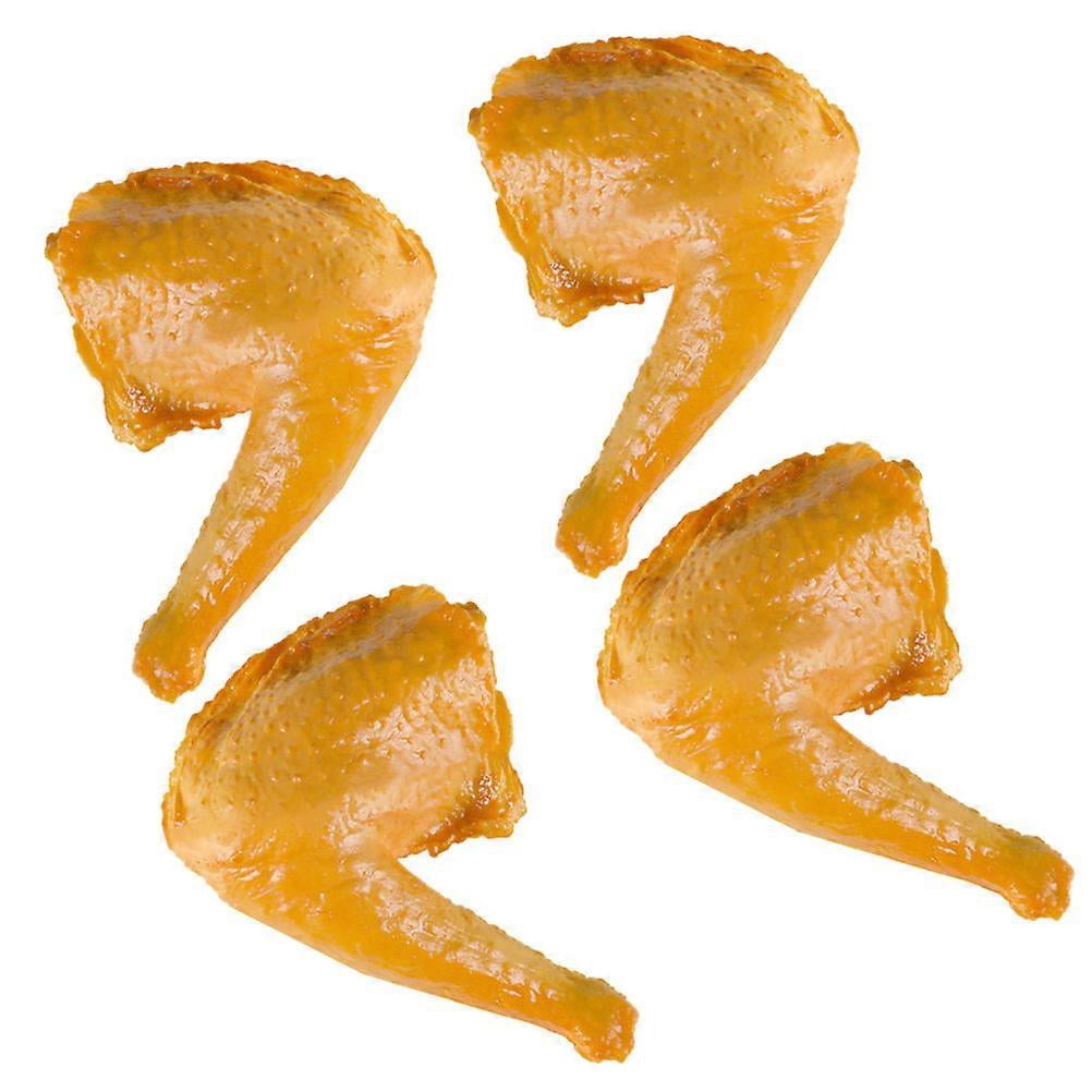 Imitation Foods 4Pcs Realistic Duck Leg Model for House Display and ...