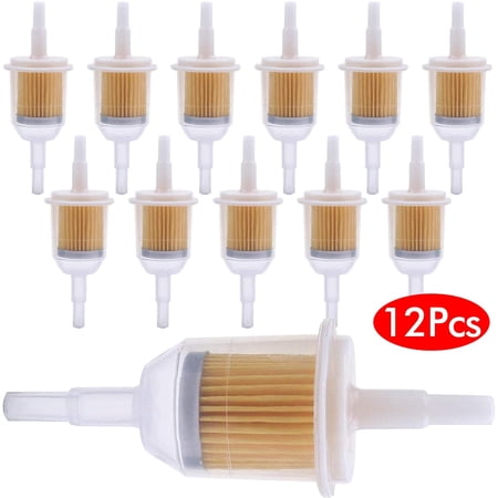 12 Pcs Set Universal Fuel Filter, 6-8mm Fuel Filter Fuel Fast Fuel ...