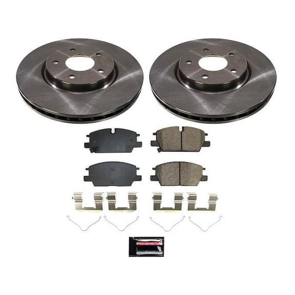 Front Brake Pad and Rotor Kit - Compatible with 2023 - 2024 Kia Niro ...