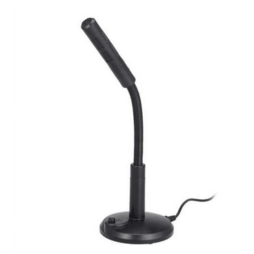 USB Desktop Microphone Plug &Play PC Computer Mic for Computer Gaming ...