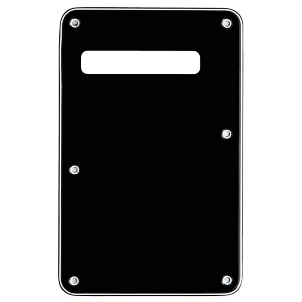 Black Guitar Strat Back Plate 3Ply for Fender US/Mexico Stratocaster ...