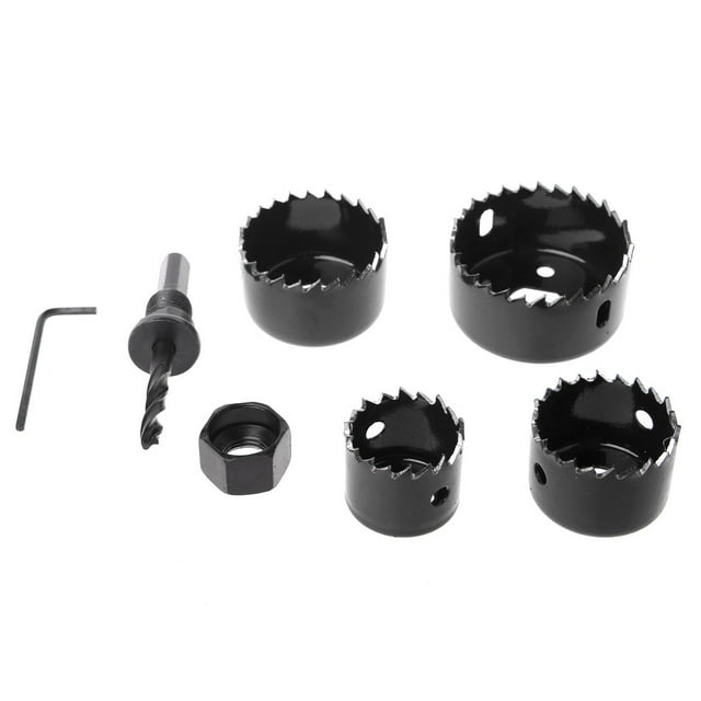 6Pcs Hole Circular Saw Set Drill Bit Cutting Cutter Round 32mm 38mm ...