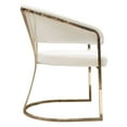 Diamond Sofa SOLSTICEDCCM1PK Solstice Dining Chair with Polished Gold ...