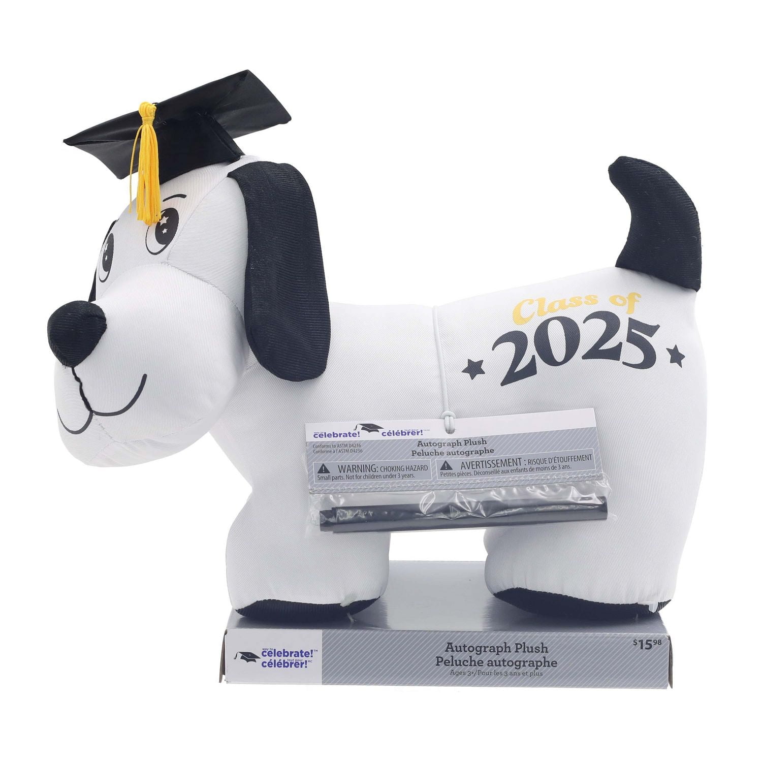 Graduation Day Autograph Puppy Plush, Autograph Puppy Plush - Walmart.ca