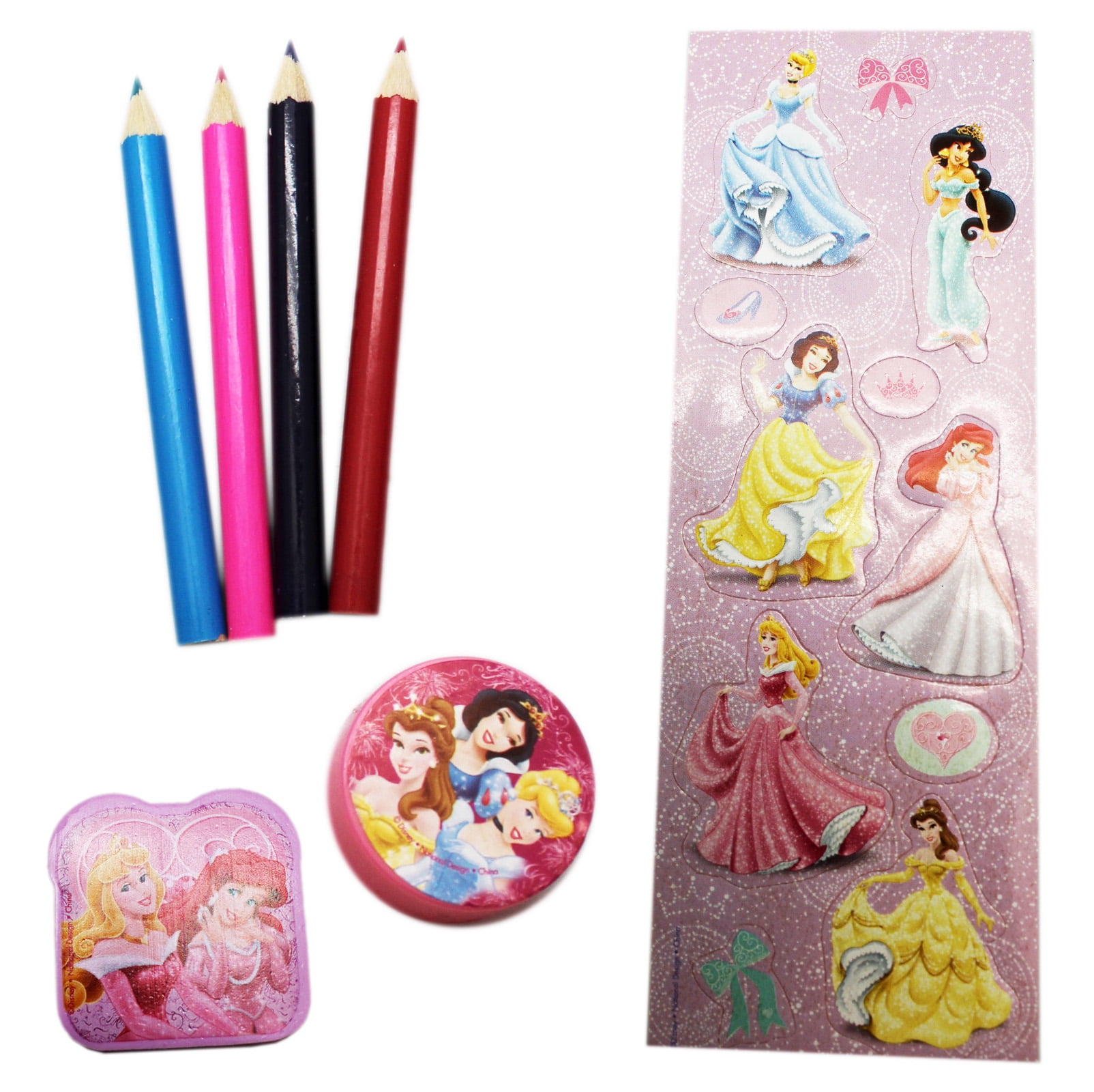 Disney Princess Kids Sketching/Doodle Kit (7 Pieces) - Walmart.com