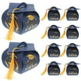 10pcs Graduation Caps Gift Box Graduation Party Favors Graduation Candy ...