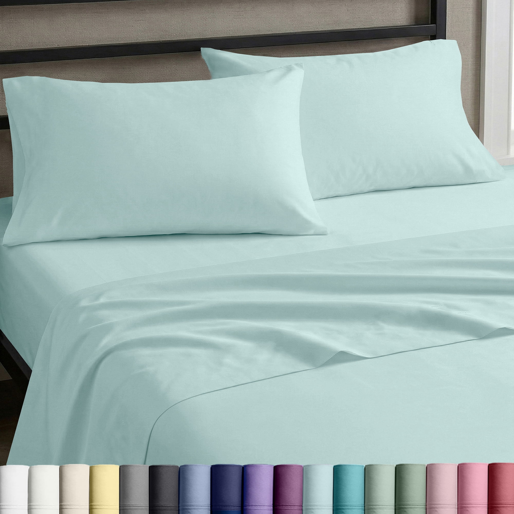 Click here for California Design Den Double Sheet Set - 100 Cotto... prices