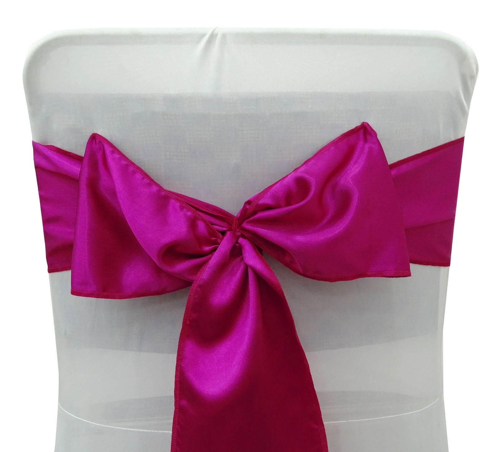 Darling Souvenir Pack Of 50 Satin Chair Sashes Bow Sash For Wedding ...