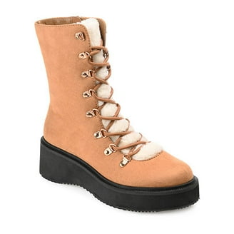 Journee Collection Women's Bellamy Bootie Tan 5.5 Medium Womens US