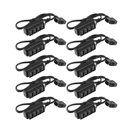 10X Male D-Tap B Type Power Dtap Tap to 4 Female P-Tap Ptap Hub Adapter ...