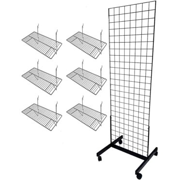 Free Shipping! Econoco Slat Grid Panel for Display – Metal Slat Grid ...