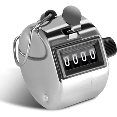 Dinheiro 4 Digit Manual Counter Pass Counter for People Counter, Golf ...
