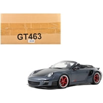 Porsche 911 LB-Works Alpha 9 Gray with Black Hood 1/18 Model Car by GT ...