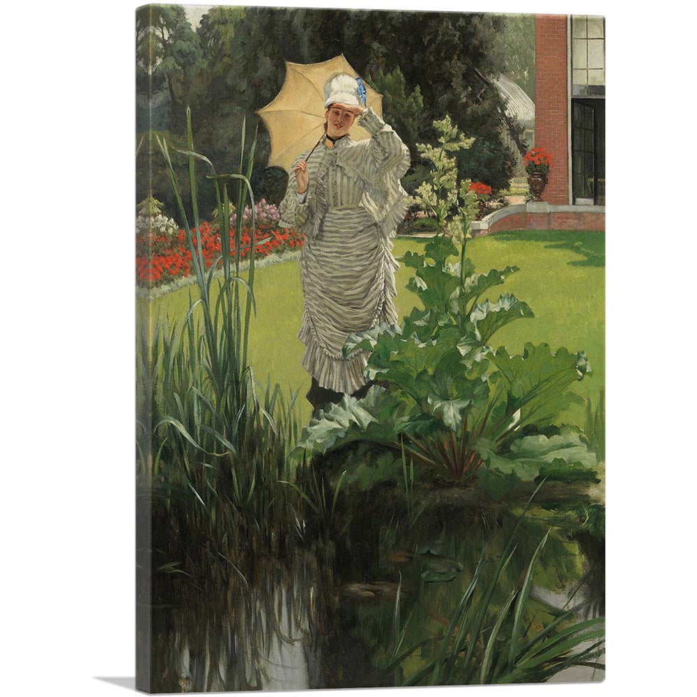 ARTCANVAS Spring Morning 1875 Canvas Art Print by James Tissot - Size ...