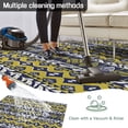 Abstract Outdoor Rug, Ethnic Tribal Decor Aztec Line Pattern Non-Slip ...