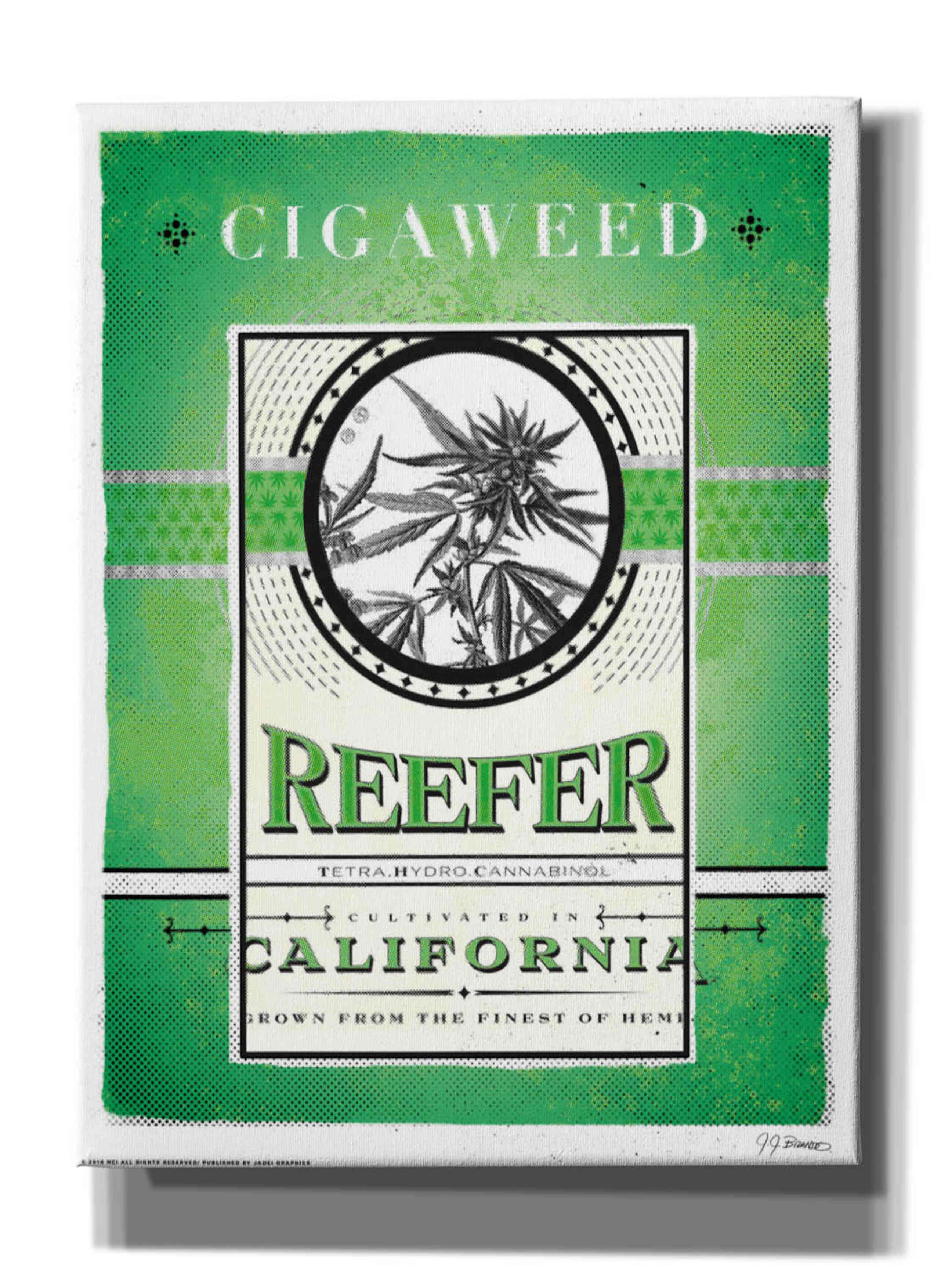 Epic Graffiti 'Reefer' by JJ Brando, Canvas Wall Art, 40"x54" - Walmart.com