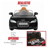 Rollplay Audi R8 Spyder 6 Volt Battery-Powered Ride-On Vehicle, Black ...