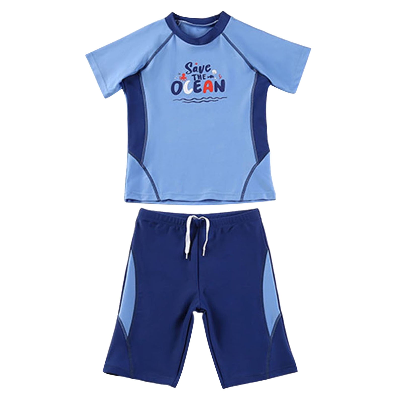Click here for Tievosa Swimsuit Boy 2 Piece Boys Swim Set Short S... prices