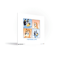 Gallery Pops Bluey - For Real Life Wall Art, Unframed Version, 12" x 12 ...