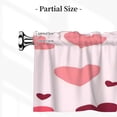 Curtain Valance 54x18in Light Filtering Short Window Valance For ...