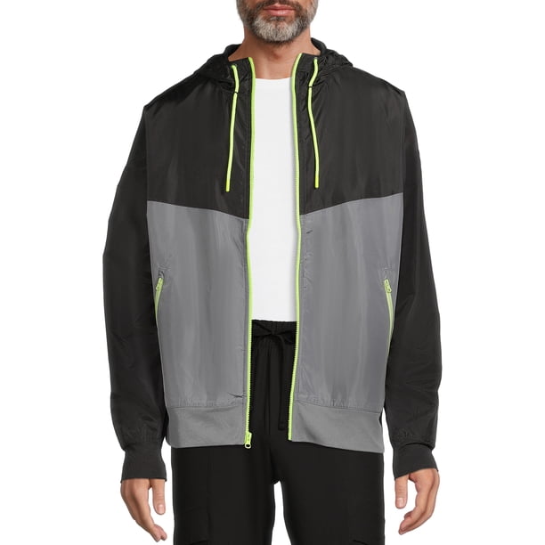 Russell Men's and Big Men's Active Full Zip Windbreaker Jacket, Sizes ...