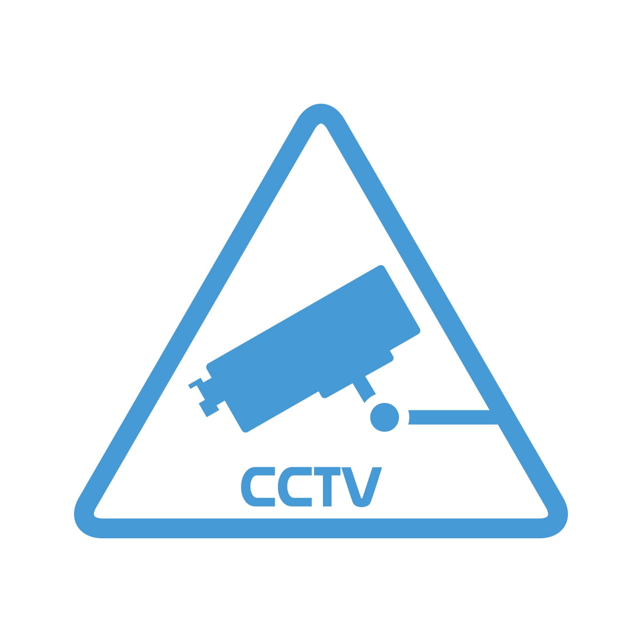 Video Surveillance CCTV Sticker Decal Die Cut - Self Adhesive Vinyl ...