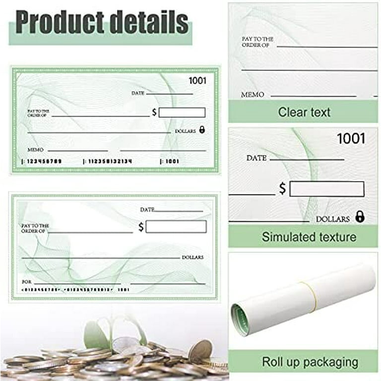 Blank Check Template For Presentation