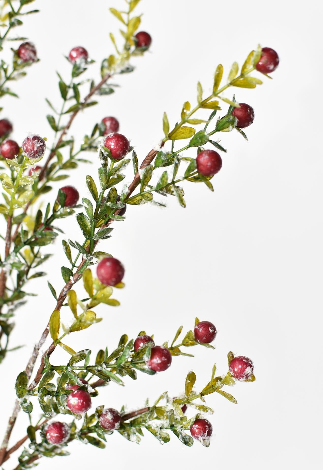 36" Faux Frosted Berry Greenery Stem - Walmart.com
