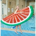 Boutique Giant PineFor Apple Watermelon Inflatable Swimming Ring Pool ...