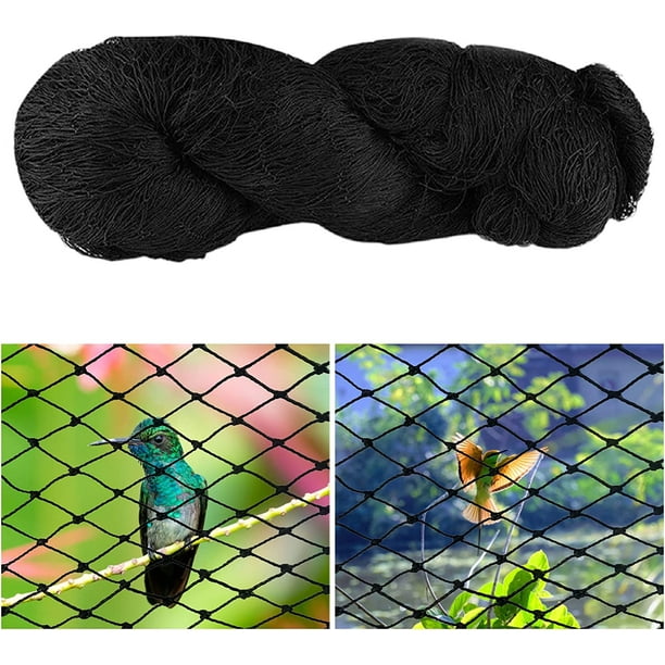Black Bird Netting, 7.5m X 15m Bird Protection Netting, Bird Protection Netting, Pond Net ...