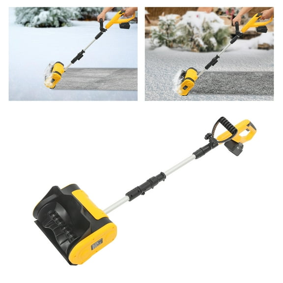 VOLTASK 48V 16-inch Cordless Snow Shovel with Wheels,Electric Snow ...