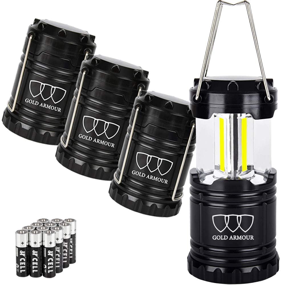 Gold Armour LED Camping Lantern, Emits 500 Lumens, Survival Kit for ...