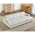 Free Shipping! Papajet 120 inch 3-Piece Chaise Sofa, Oversized Comfy ...