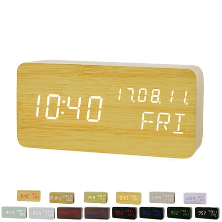 Sonic Digital LED Alarm Clock Sound Voice Alarm Clock ;Sound Control ...