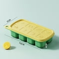 Btomtd Soft Base Disassemblable Ice Cube Molds Self-Made Ice Cube Trays ...