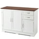 Gymax Buffet Storage Cabinet Console Table Kitchen Sideboardd Home ...