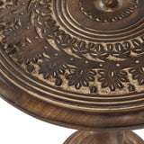 Free Shipping! DecMode 18" x 22" Brown Mango Wood Handmade Intricately ...